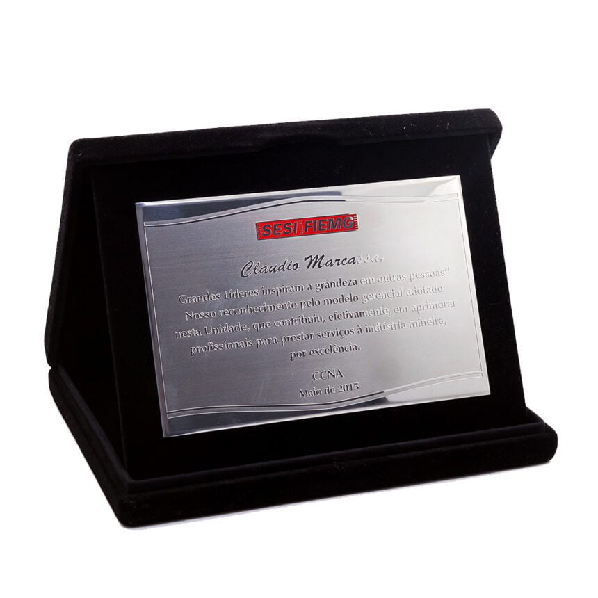 Placas - Metalvest - Líder em Projetos em Metal